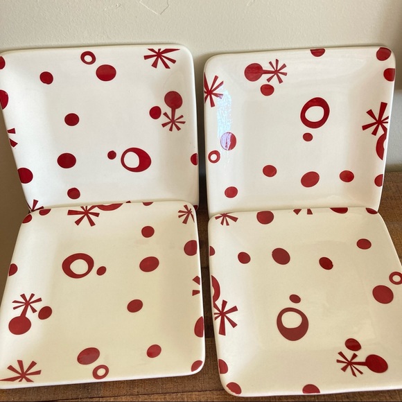 Pier 1 | Dining | Pier Flurry Dessert Plates | Poshmark